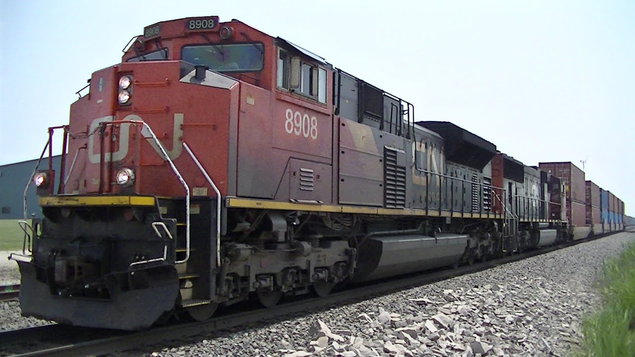 CN 8908 CN 2302 Northbound Manifest 06-23-2023 - YouTube