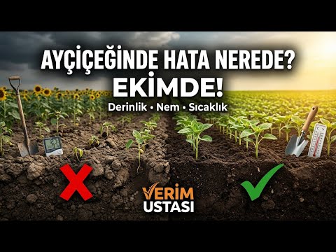 Çerezlik Ayçiçeğinde Yüksek Verim Nasıl Başlar? | Toprak, Ekim, Sıcaklık (Bilimsel)