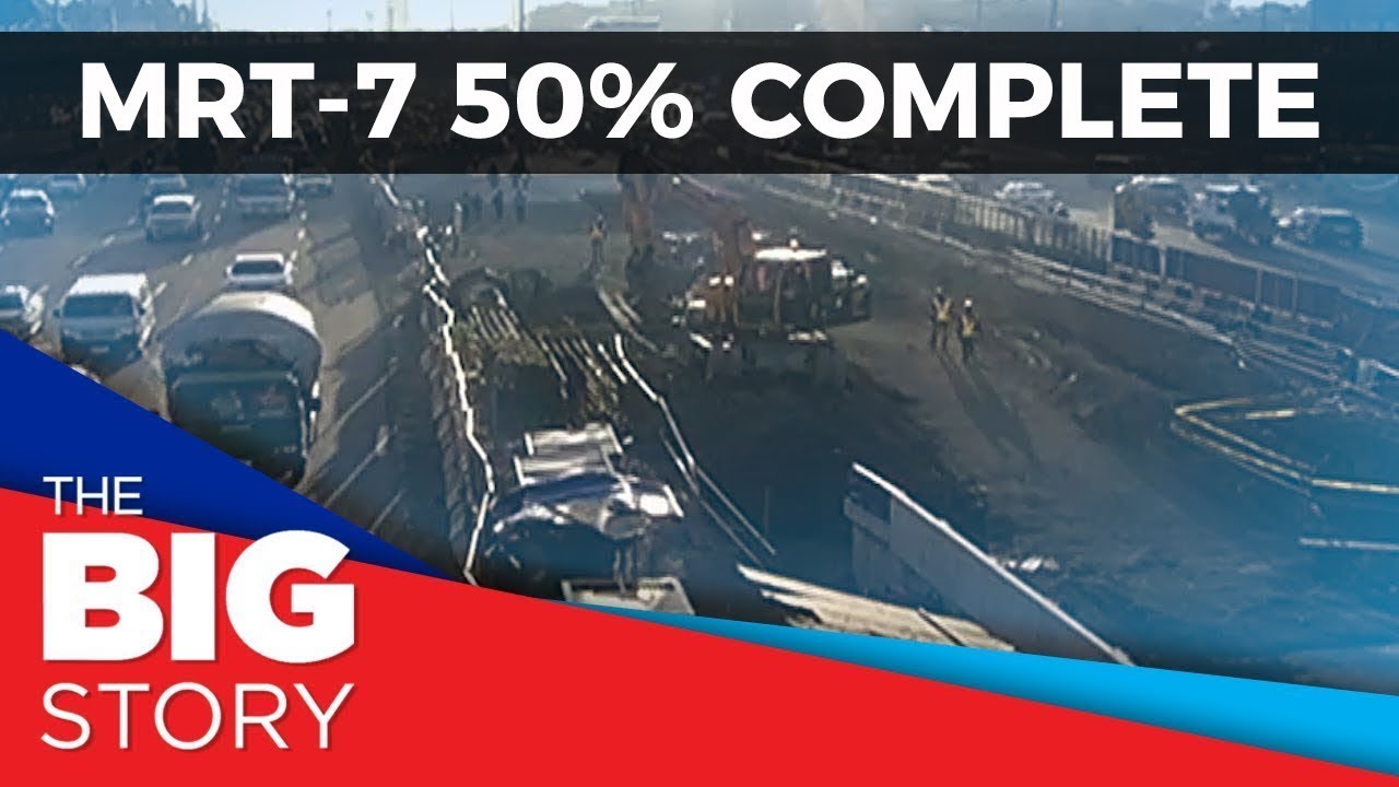 DOTr: MRT-7 halfway through completion - YouTube