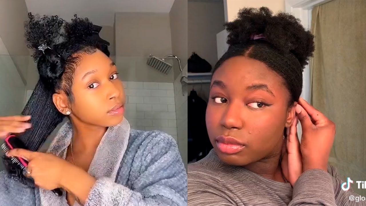 15 Cute and Simple Natural Hairstyles 💞 Viral Curly Hair ...