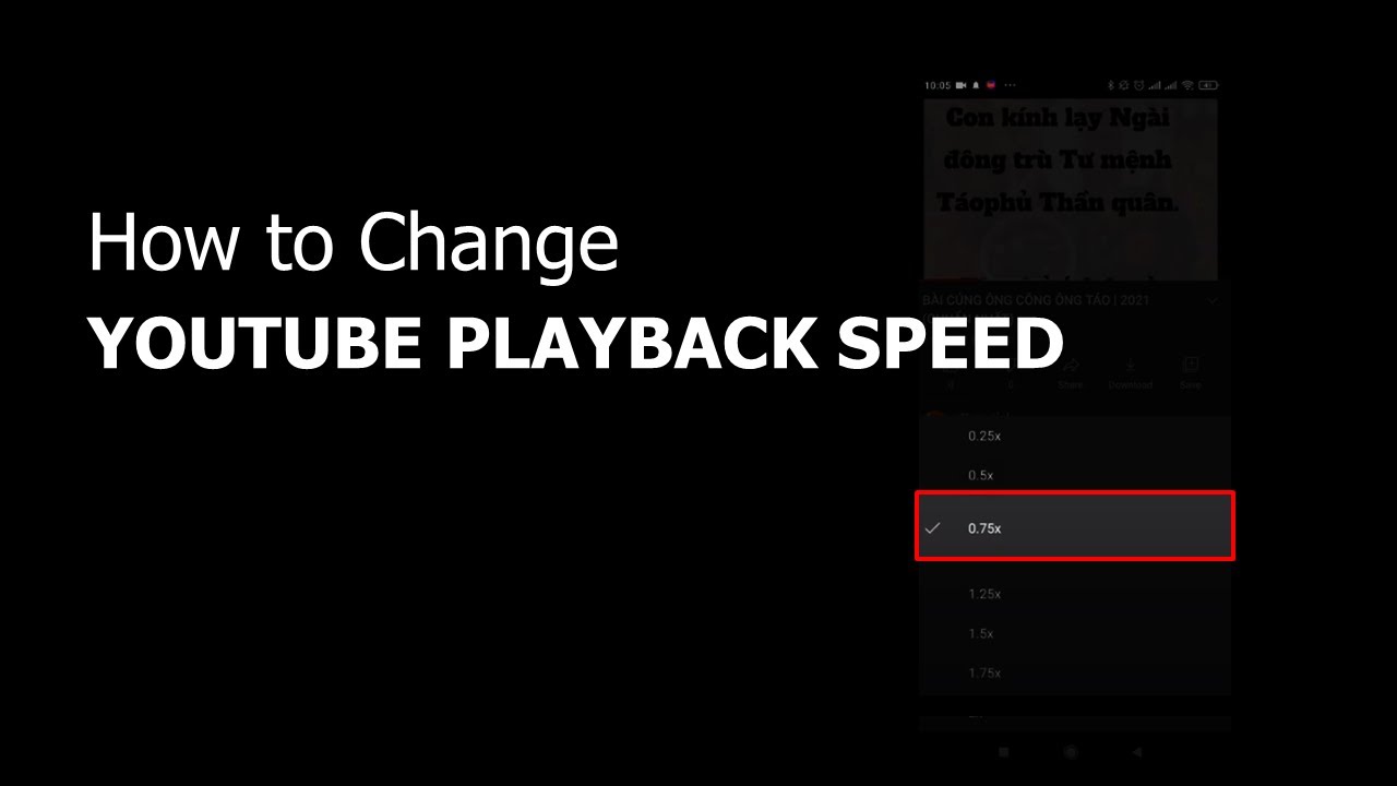 How To Change YouTube Playback Speed | 2021 - YouTube