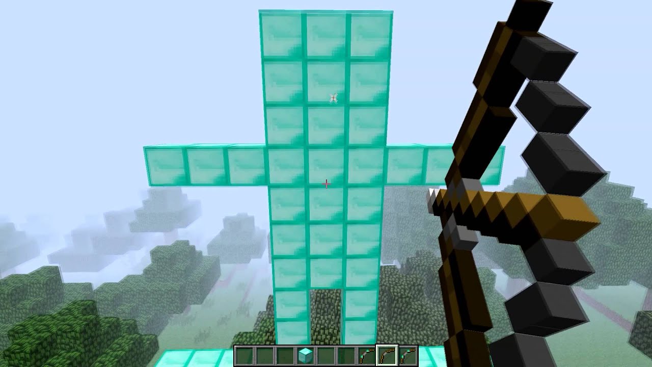 Mod Rapid Fire Arrows - Súper Arco!!! 1.4.7 Minecraft - YouTube