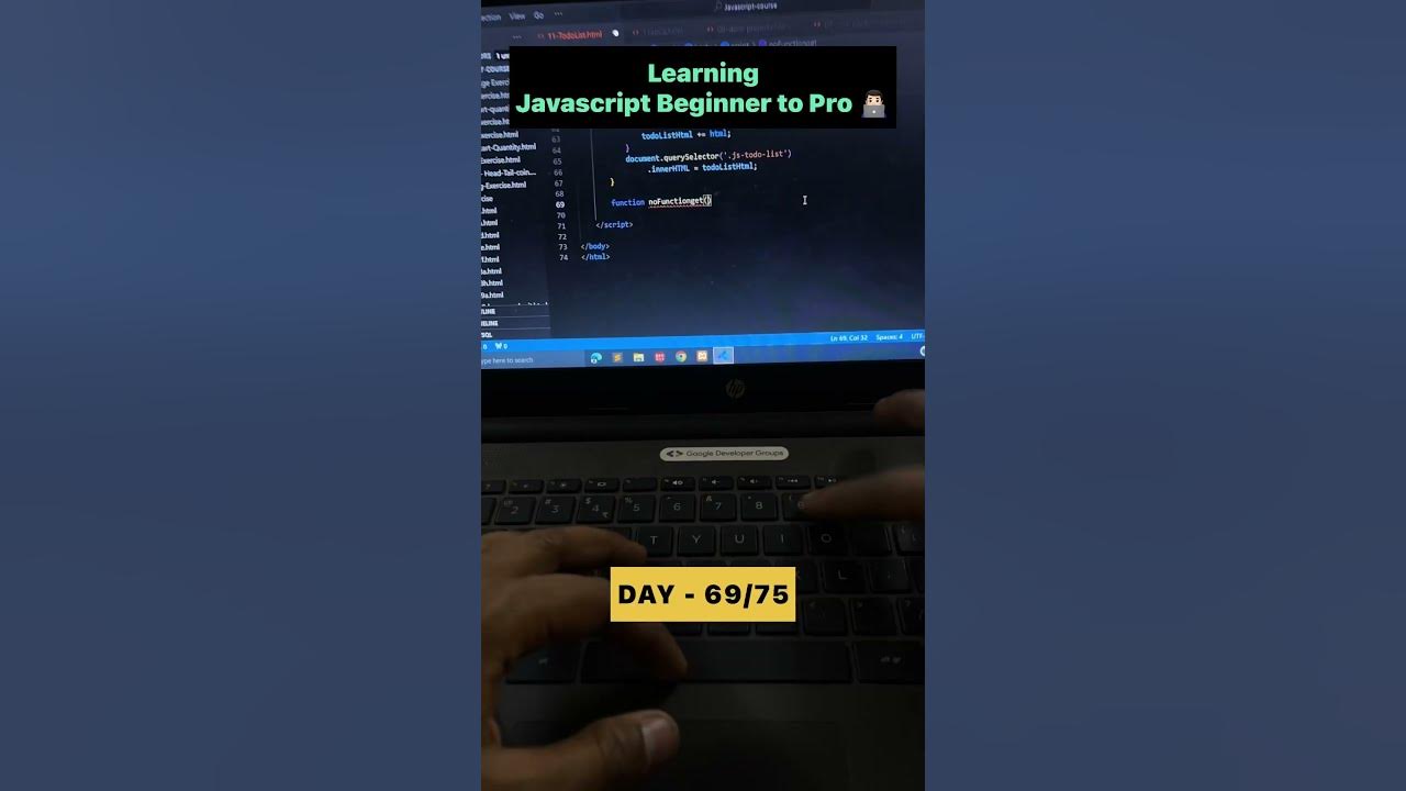 Day 69 75dayschallenge🚀💪🏻👨🏻‍💻 Scratchcoding Codingchallange Challenge Codingdays Coding