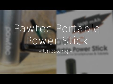 (EXCLUSIVE) Unboxing: Pawtec Portable Power Stick (HD ...