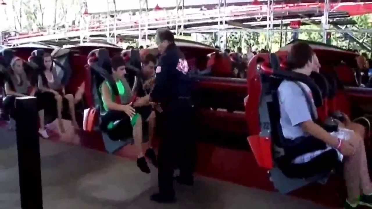 X-Flight off-ride | Six Flags Great America - YouTube