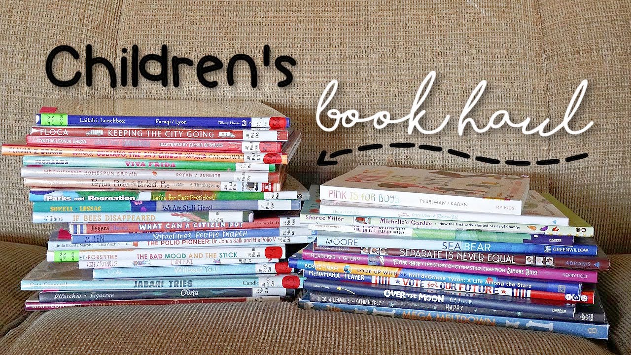KidsBooks.com + Library Book Haul | 30 Children's Books - YouTube