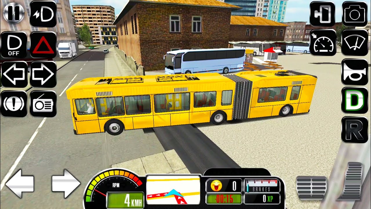 Articulated City and Coach Bus Simulator #4 - Bendy Buses Drive ...