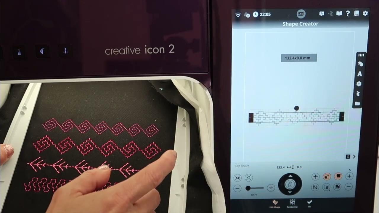 PFAFF creative icon 2 How to Embroider a Stitch Book - YouTube