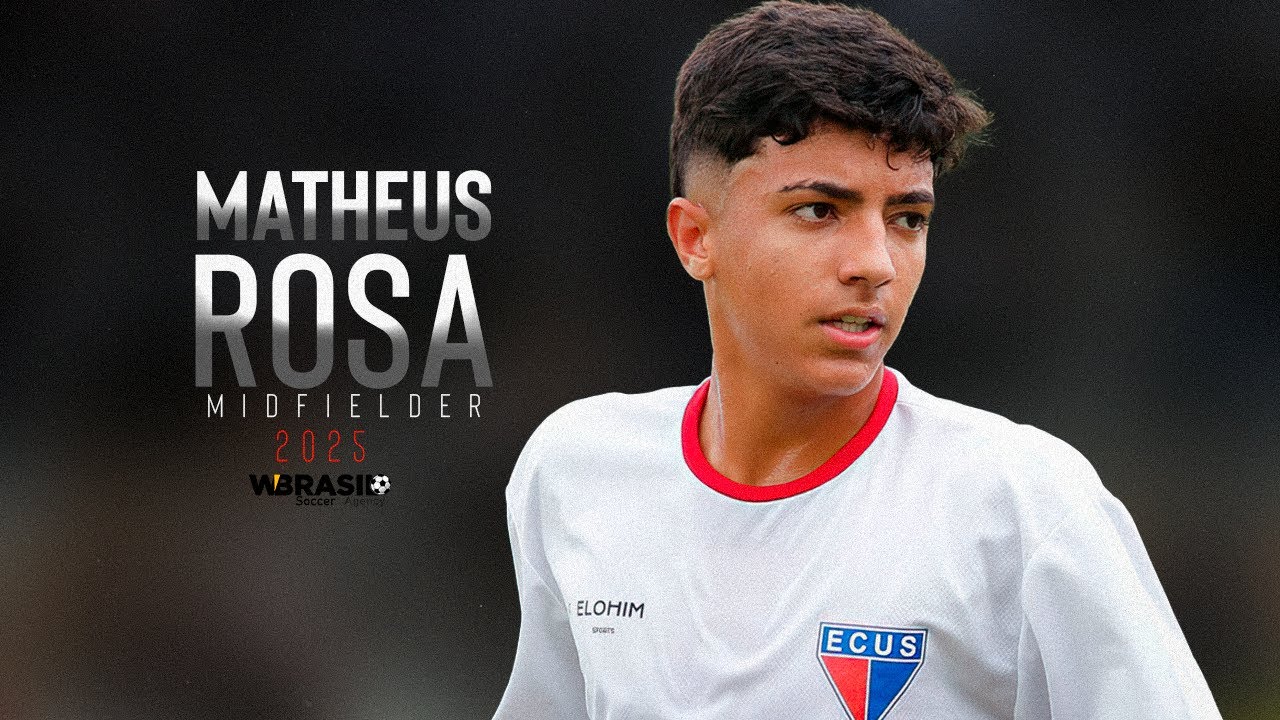 ⚽ MATHEUS ROSA | MIDFIELDER ECUS Skills, Goals & Assists | HD 2025 ...