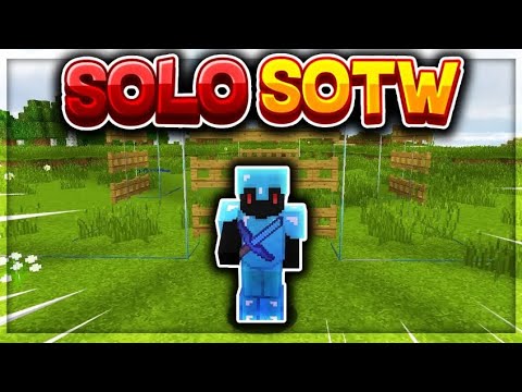 The BEST SOLO SOTW in Minecraft HISTORY... *LUCKY* - YouTube