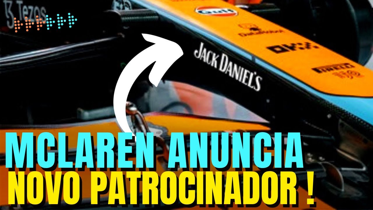 MCLAREN F1 ANUNCIA O WHISKEY JACK DANIEL’S COMO PATROCINADOR OFICIAL DA ...