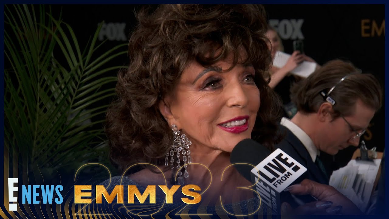 Joan Collins Reveals Her SECRETS to Looking Glamorous | 2024 Emmys ...