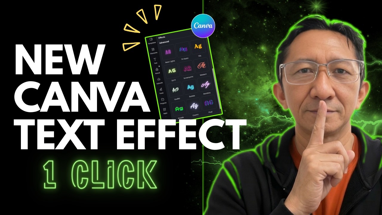 12 New Canva Text Effects You Must Try (1 Click Magic!) - YouTube