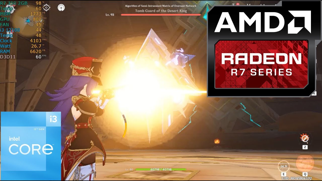 R7 350 2GB Genshin Impact - YouTube