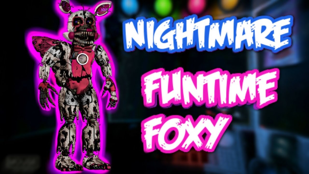[FNAF SPEED EDIT] Nightmare Funtime Foxy l JHH_114 YT - YouTube