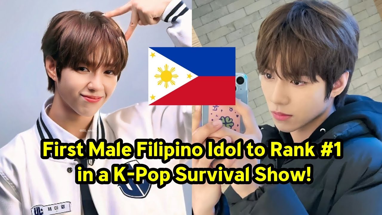 Meet the First Male Filipino Idol to Rank #1 in a K-Pop Survival Show ...