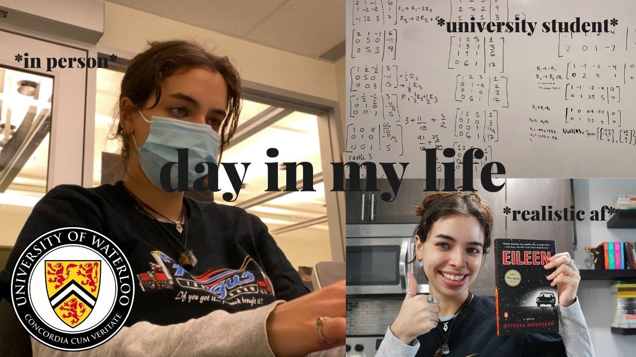 day in my life | university of waterloo student - YouTube