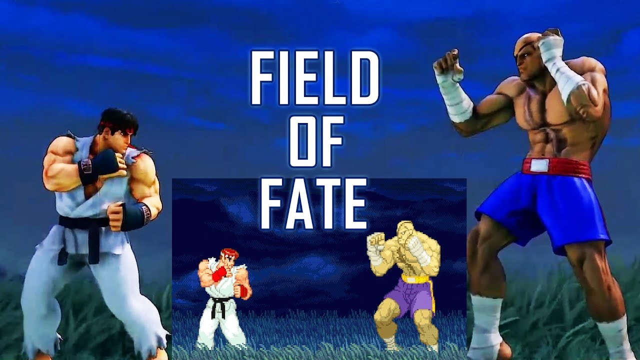 RYU vs SAGAT Remake in Street Fighter V Field of Fate! - YouTube
