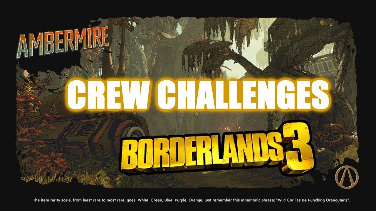 AMBERMIRE | ALL CREW CHALLENGE LOCATIONS | BORDERLANDS 3 - YouTube