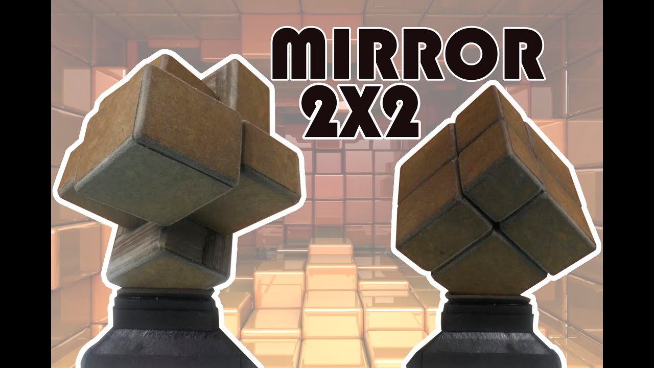 ¿Cómo hacer un mirror 2x2 de cartón? - YouTube