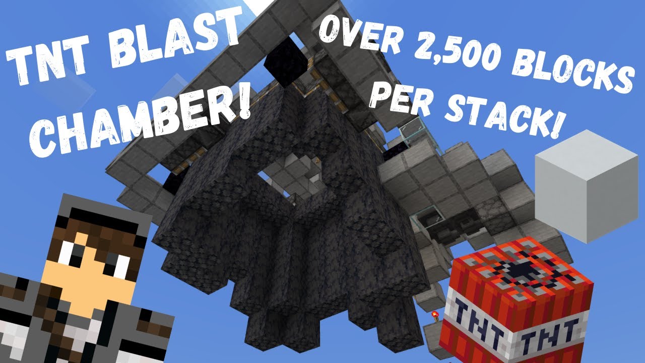 Ultimate TNT Blast Chamber | Basalt, & Cobble | Minecraft Bedrock 1.16 ...
