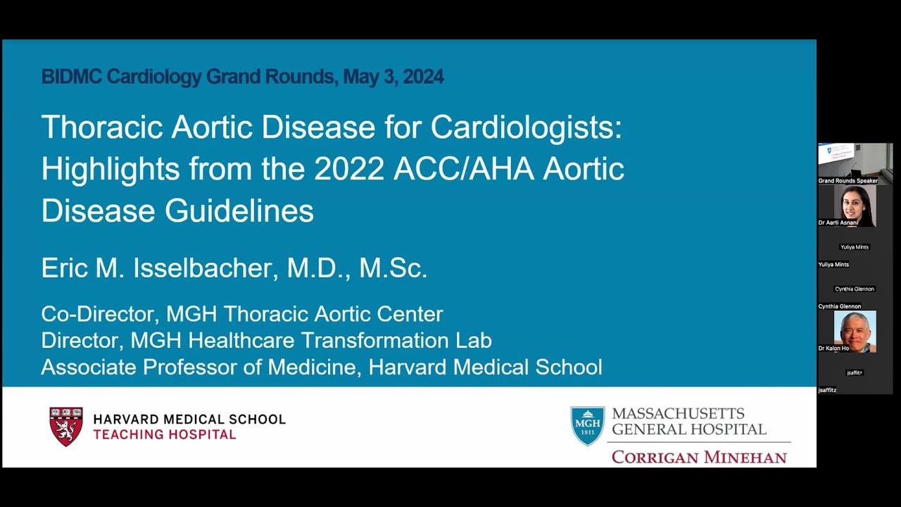 Thoracic Aortic Disease for Cardiologists: 2022 ACC/AHA Guidelines - YouTube