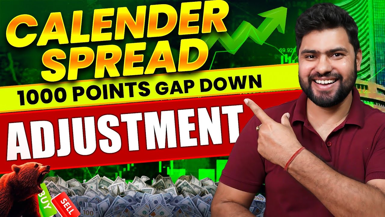 EXCLUSIVE | CALENDAR SPREAD ADJUSTMENT | 1000 POINT GAP DOWN | THE MOST ...