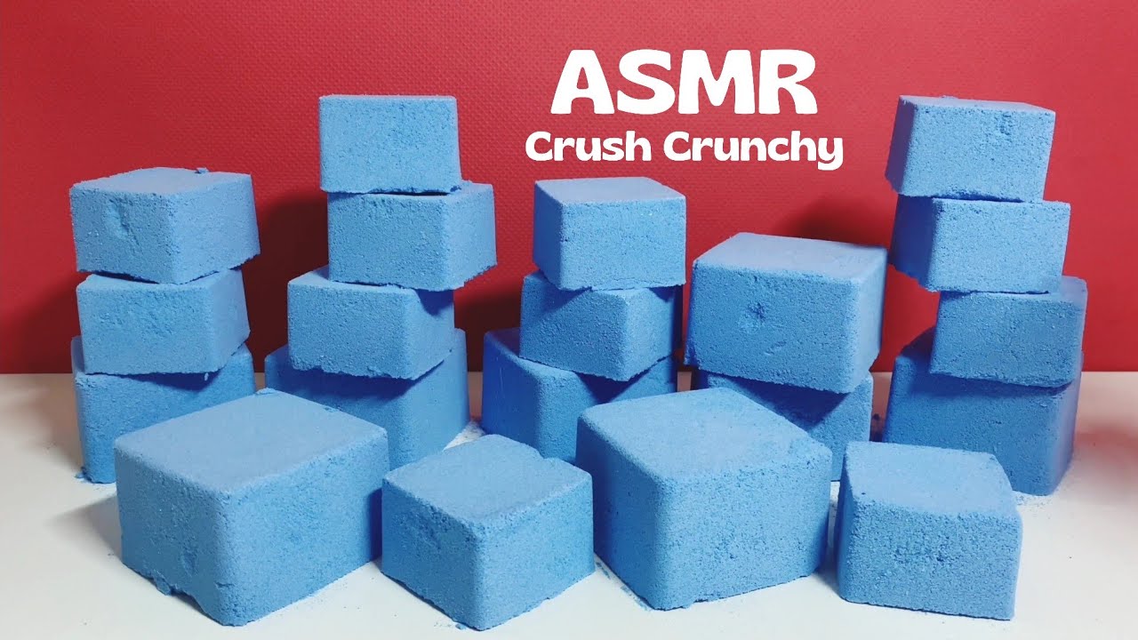 ASMR Baking Soda Building Blocks Crumble #asmrcrushcrunchy - YouTube