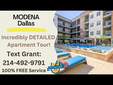 Modena Dallas | Dallas TX | One Bedroom Model is SO Cute - Quick ...