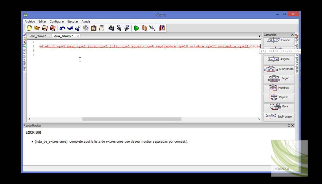 Como hacer una estructura switch en Pseint - YouTube