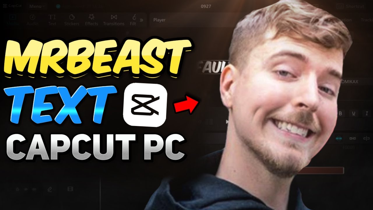 How to Get Mr Beast Text in CapCut PC (CapCut PC Tutorial) - YouTube