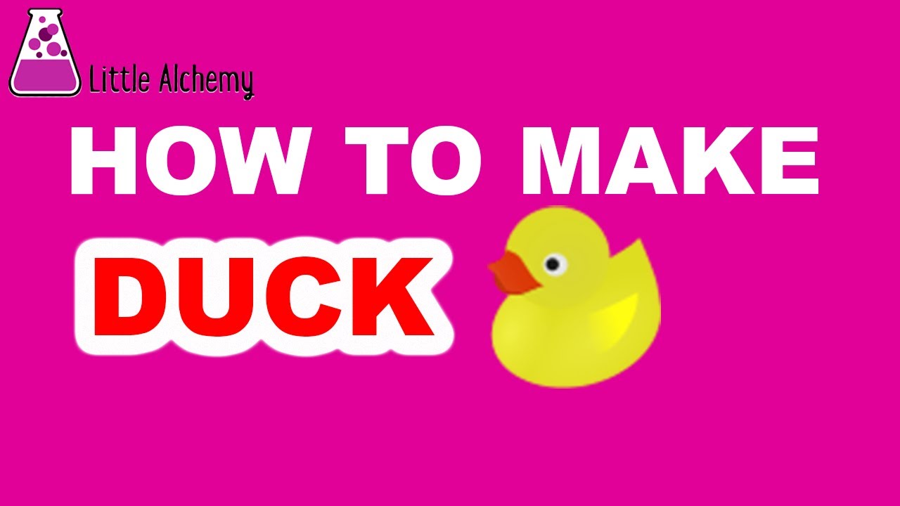 How to Make a Duck in Little Alchemy? | Step by Step Guide! - YouTube