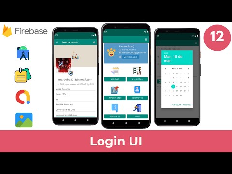 12.- Diseño de interfaz de login | Crea una Agenda Profesional con Android Studio y Firebase ...