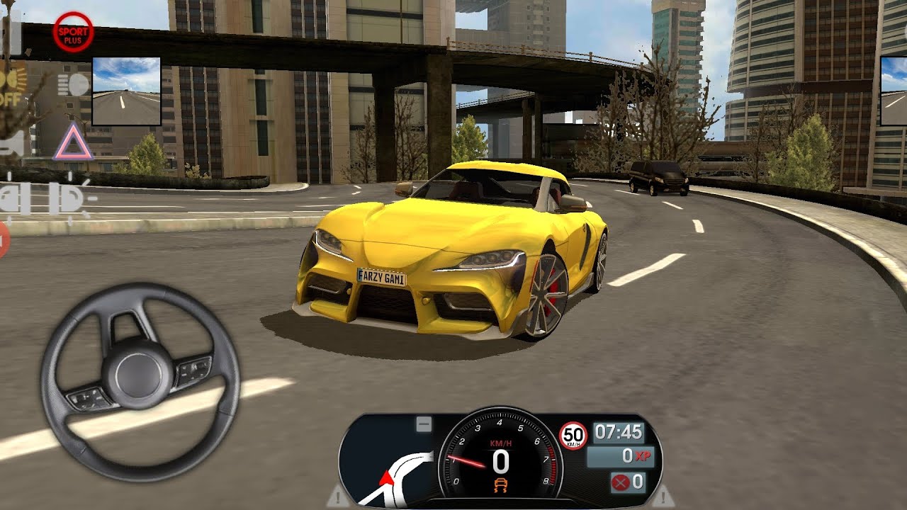 TOYOTA SUPRA DRIVING SCHOOL SIMULATOR GAMEPLAY - YouTube