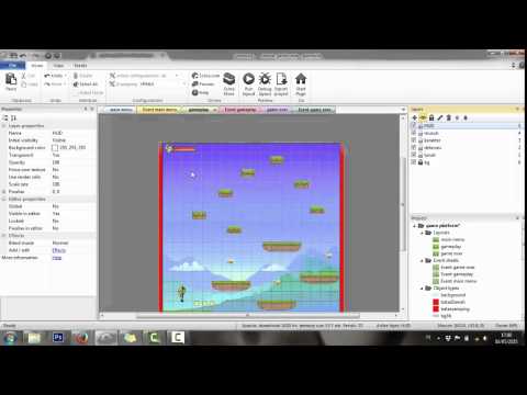 Belajar membuat game platform step by step menggunakan construct2 - Musttaplay