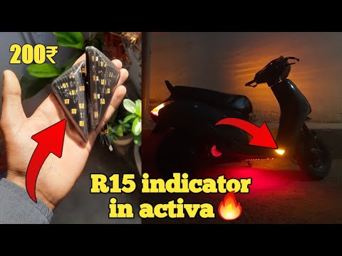 R15 indicator in activa 🔥|| ModifiedActiva || First time on YouTube 🤯 ...