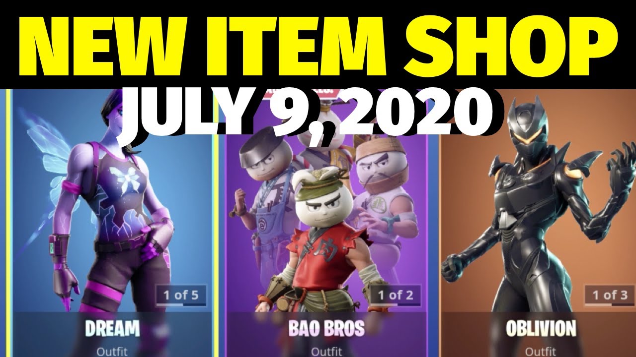 Fortnite New Item Shop Update - July 9, 2020 | Fortnite Battle Royale ...