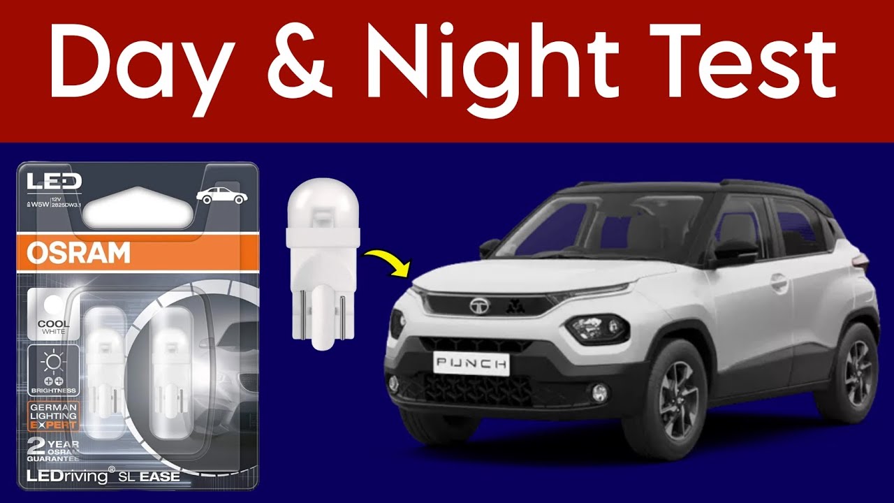 OSRAM T10 W5W LED Bulbs Review: Day & Night Brightness Test with ...