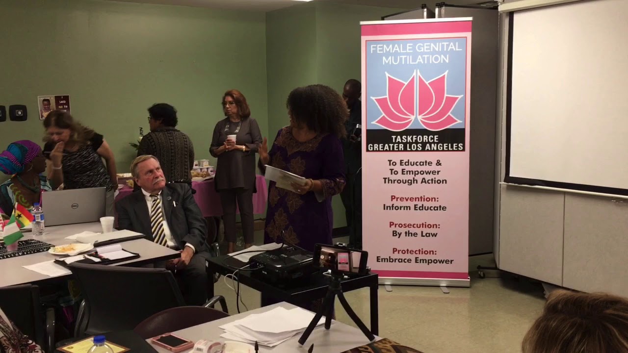 Dr. Nina Smart speaks at the End FGM Task Force Greater Los Angeles ...