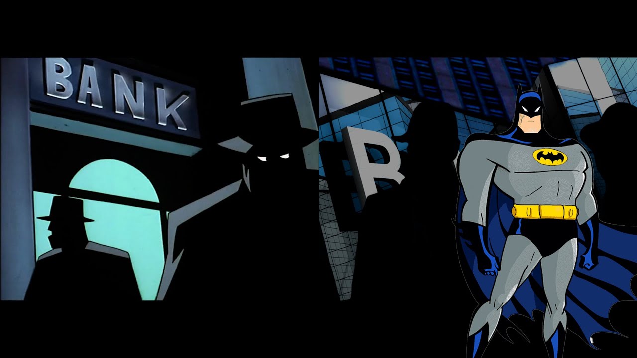 Batman Animated Series Intro Recreated Using ONLY Stock Footage - YouTube
