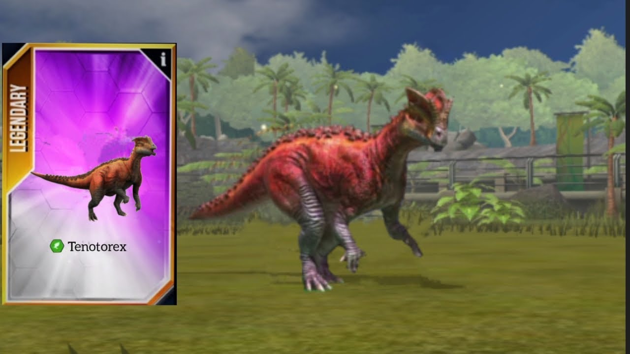 NEW TENONTOREX COMING SOON TO JURASSIC WORLD THE GAME CONCEPTS REVEALED ...