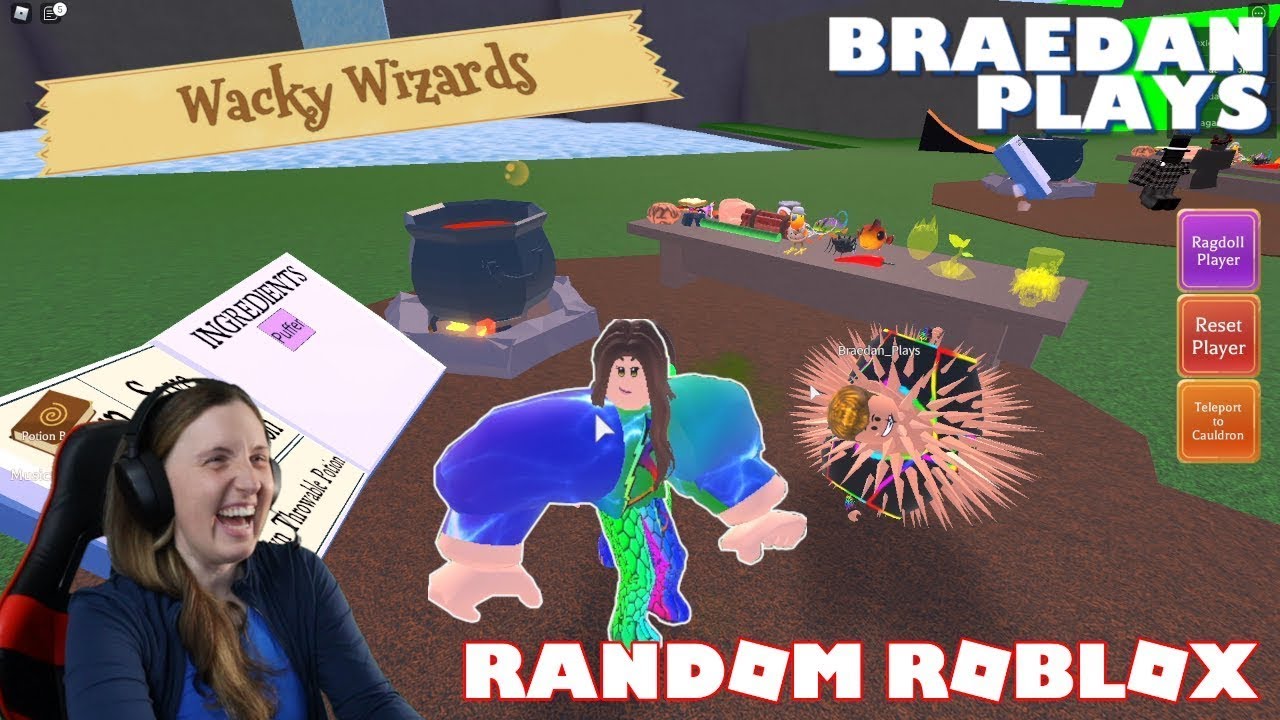 Random Roblox Games - Wacky Wizards - YouTube