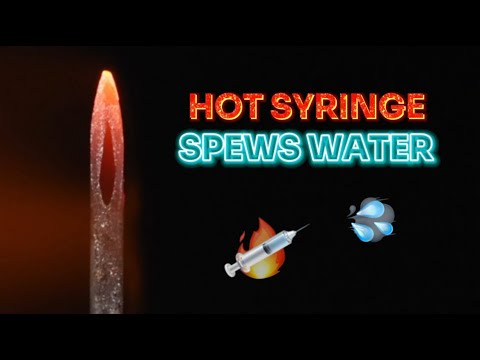 Hot Syringe vs Ice Cold Water Which One WINS? - YouTube