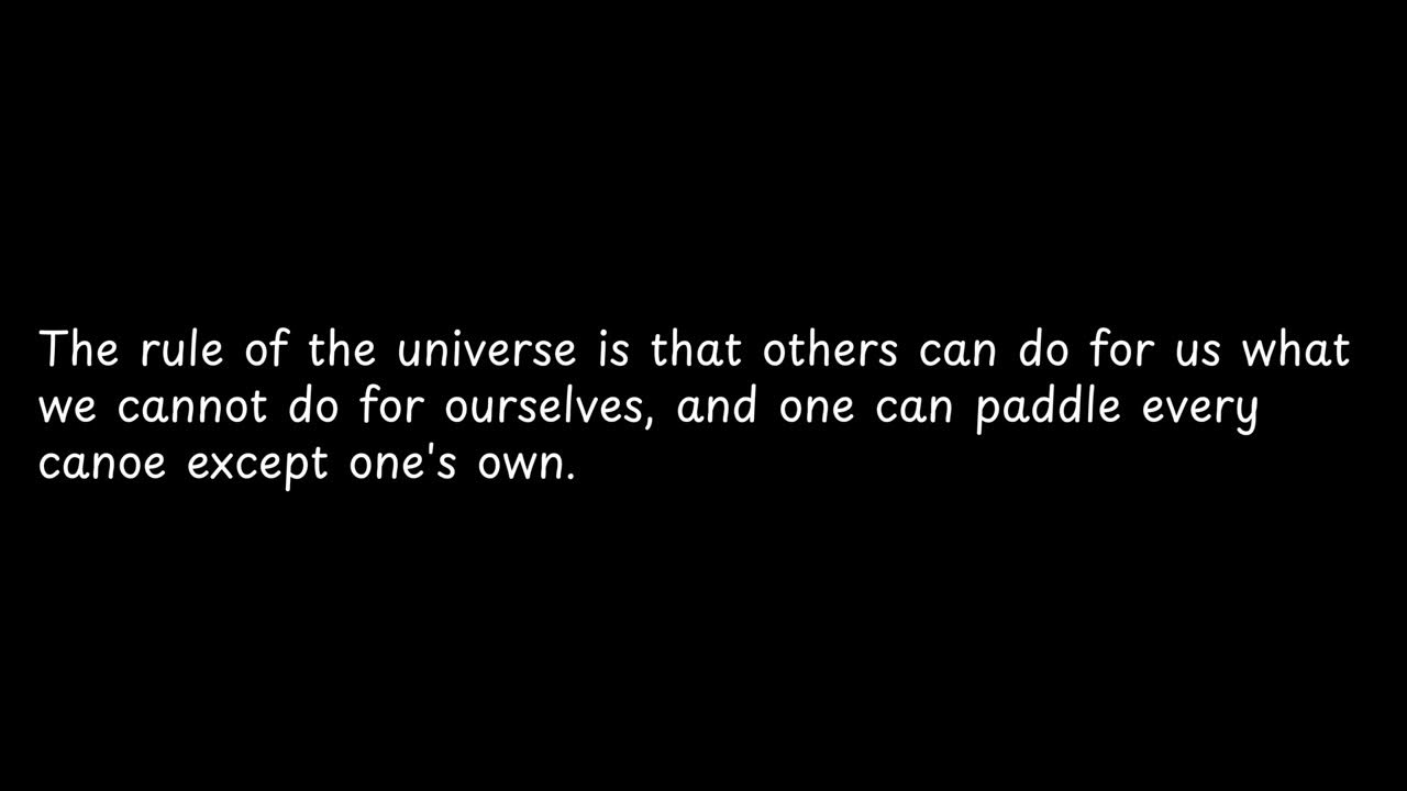 The rule of the universe - YouTube