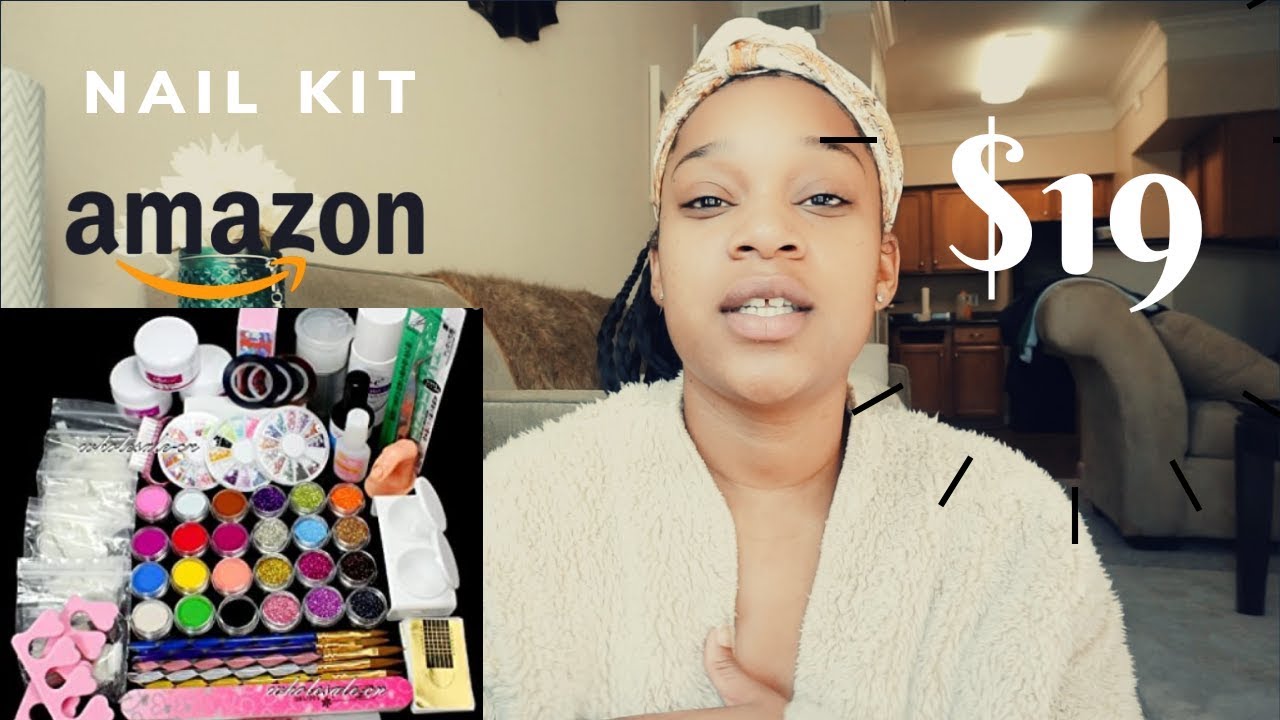 Amazon Nail Kit Unboxing| EVERYTHING YOU NEED TO DO YOUR ACRYLICS AT ...