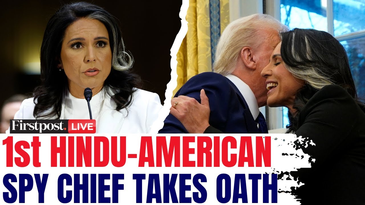 Tulsi Gabbard Swearing-in LIVE: President Donald Trump's Spy Chief ...