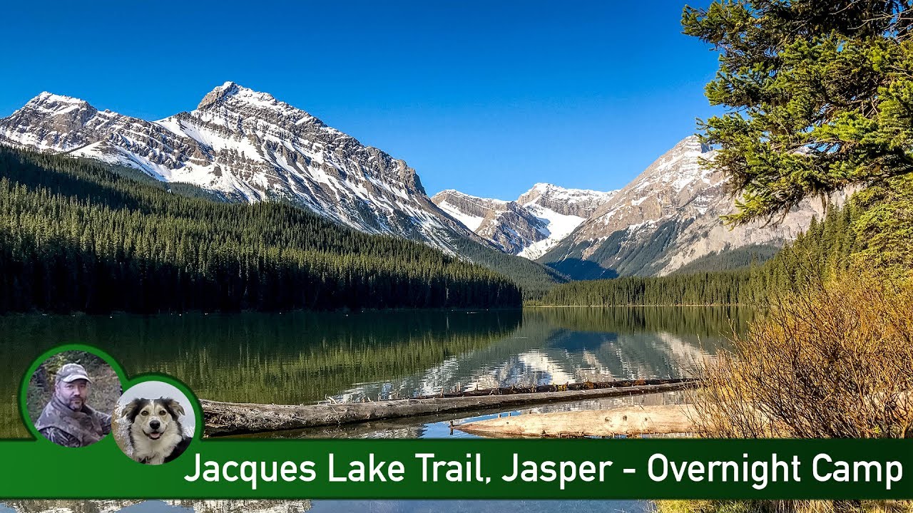 Backpacking Jacques Lake Trail, Jasper - Overnight Camp - YouTube