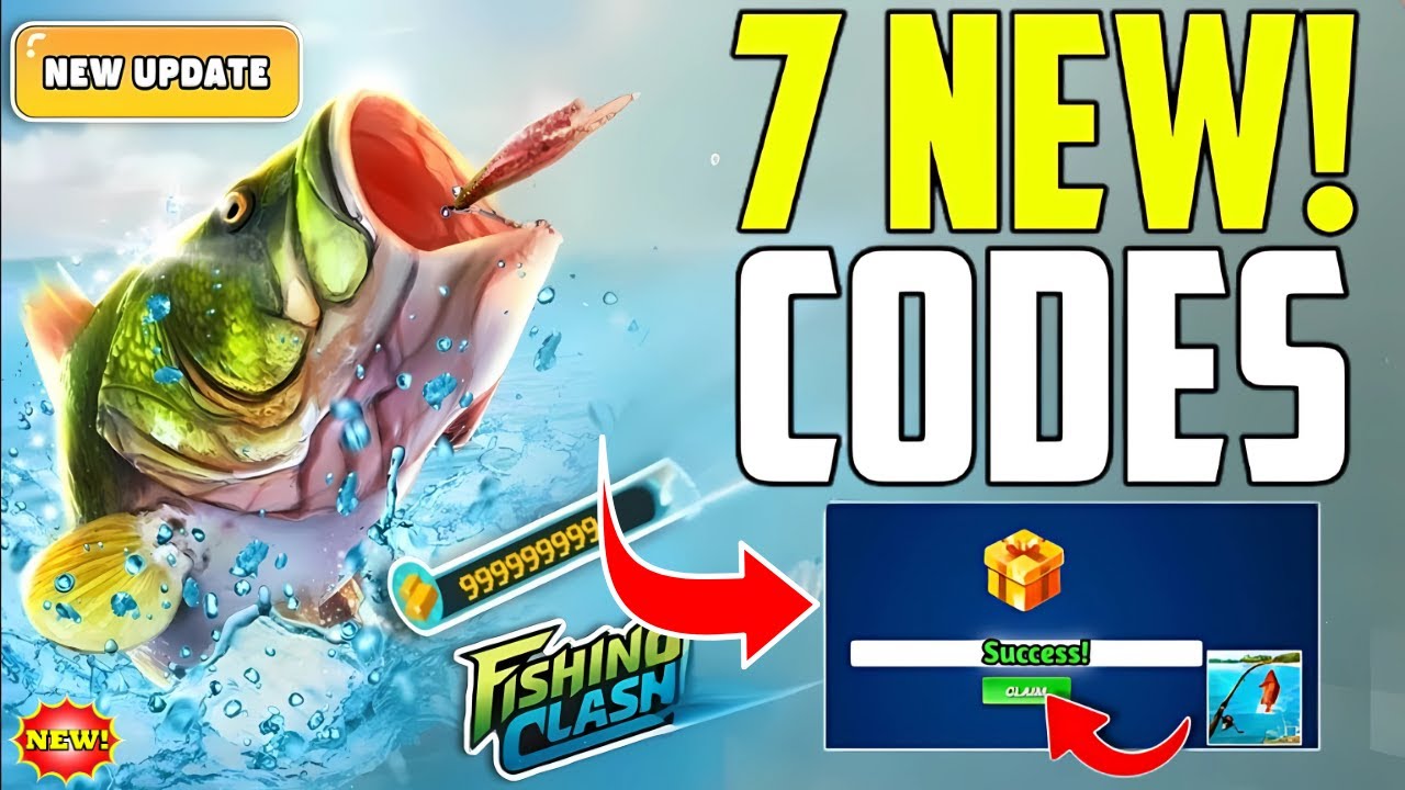 21 DECEMBER CODES FISHING CLASH CODES 2024 - FISHING CLASH GIFT CODES ...
