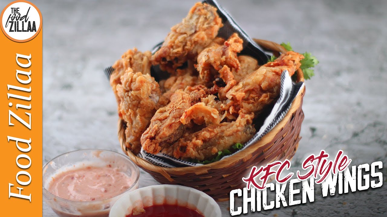 The Best KFC Style Fried Chicken Wings at home | Crispy & Juicy Hot ...