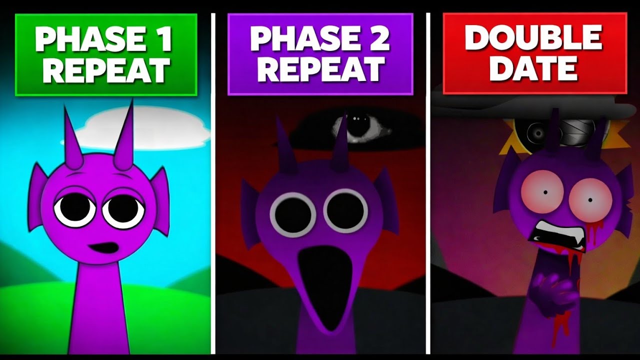 🔥 Sprunki Phase 1 & Phase 2 REPEAT After DOUBLE DATE! - YouTube
